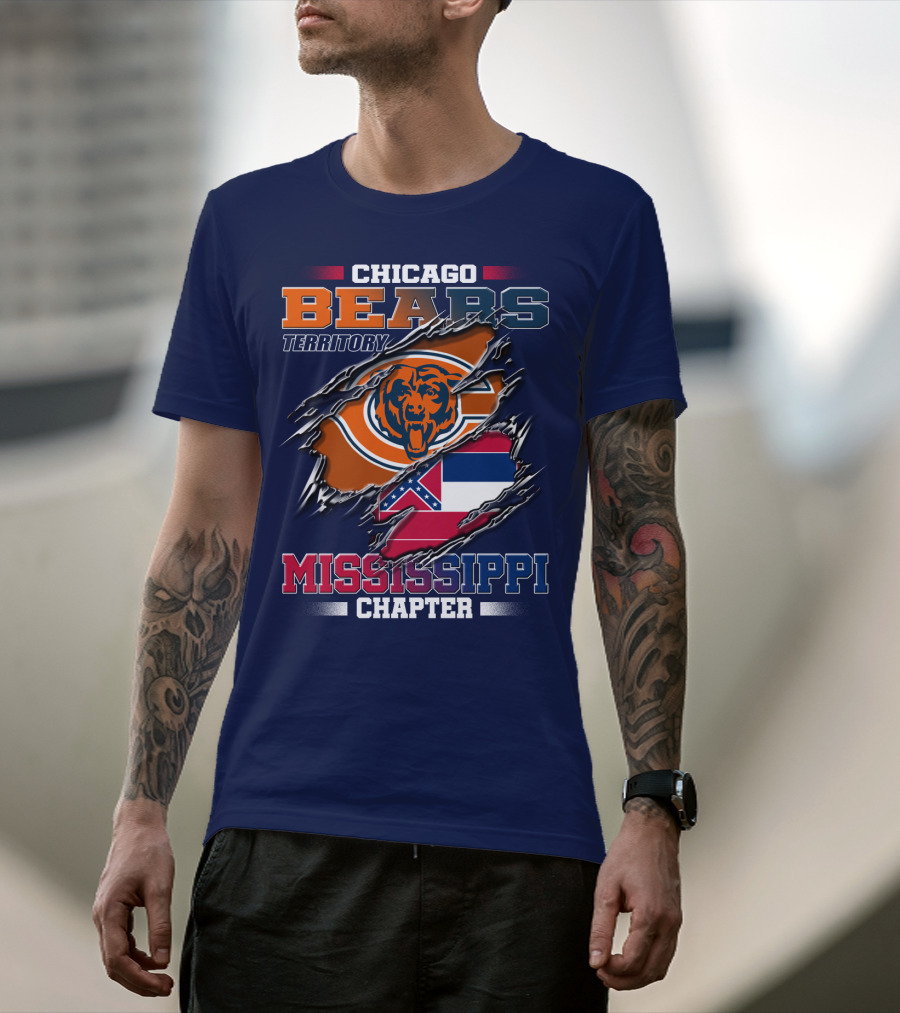 Chicago Bears Territory Mississippi Chapter T-Shirt