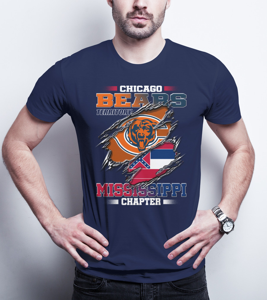Chicago Bears Territory Mississippi Chapter T-Shirt