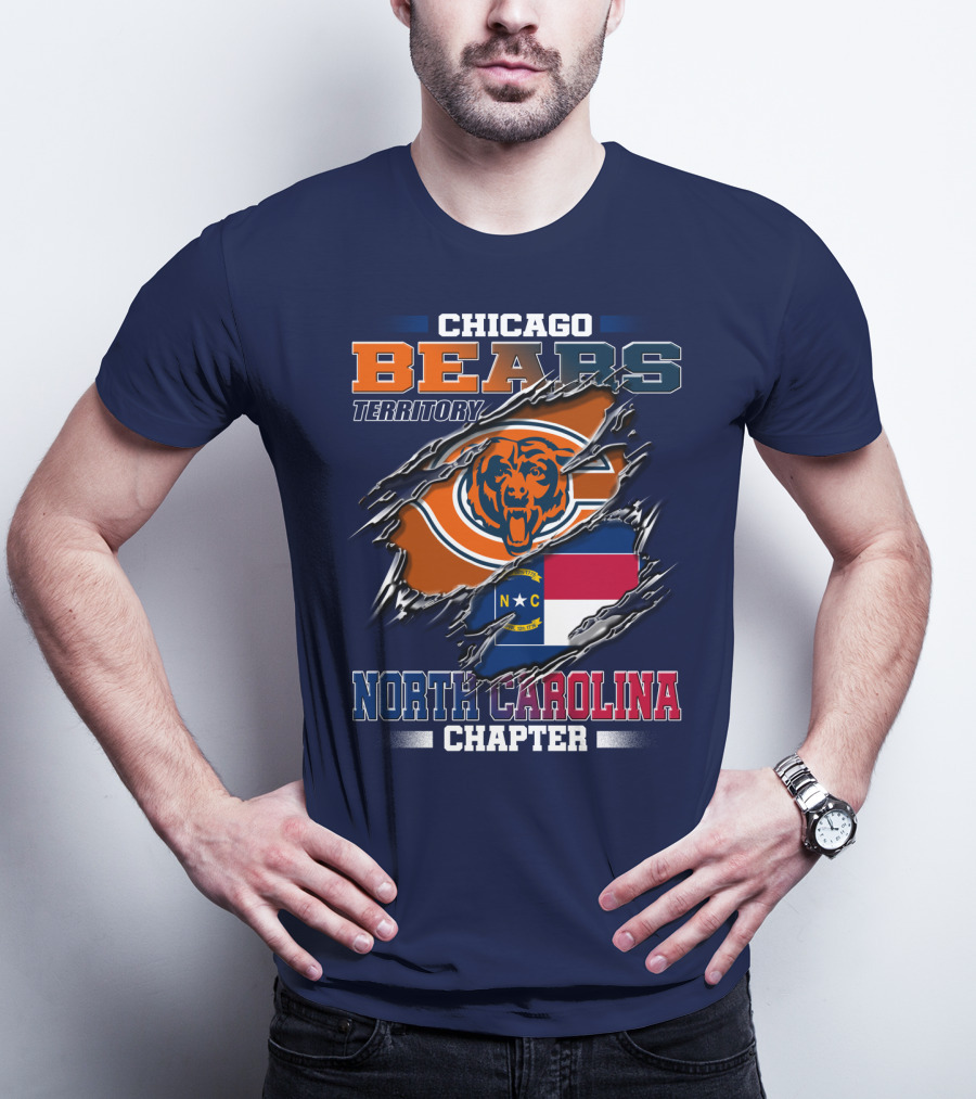 Chicago Bears Territory North Carolina Chapter T-Shirt