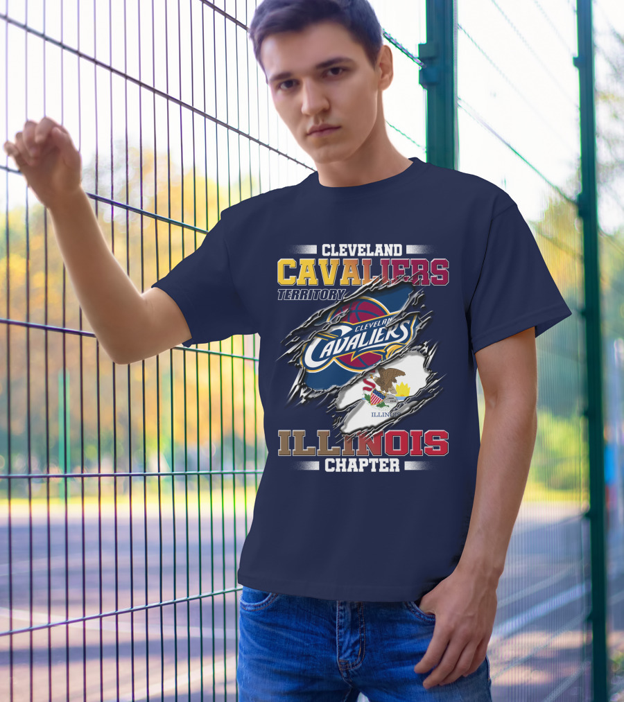 Cleveland Cavaliers Territory Illinois Chapter T-Shirt