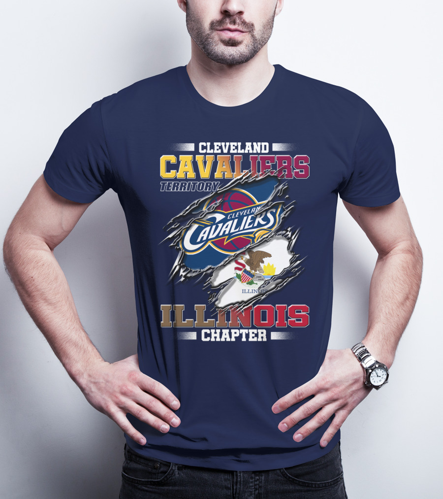 Cleveland Cavaliers Territory Illinois Chapter T-Shirt