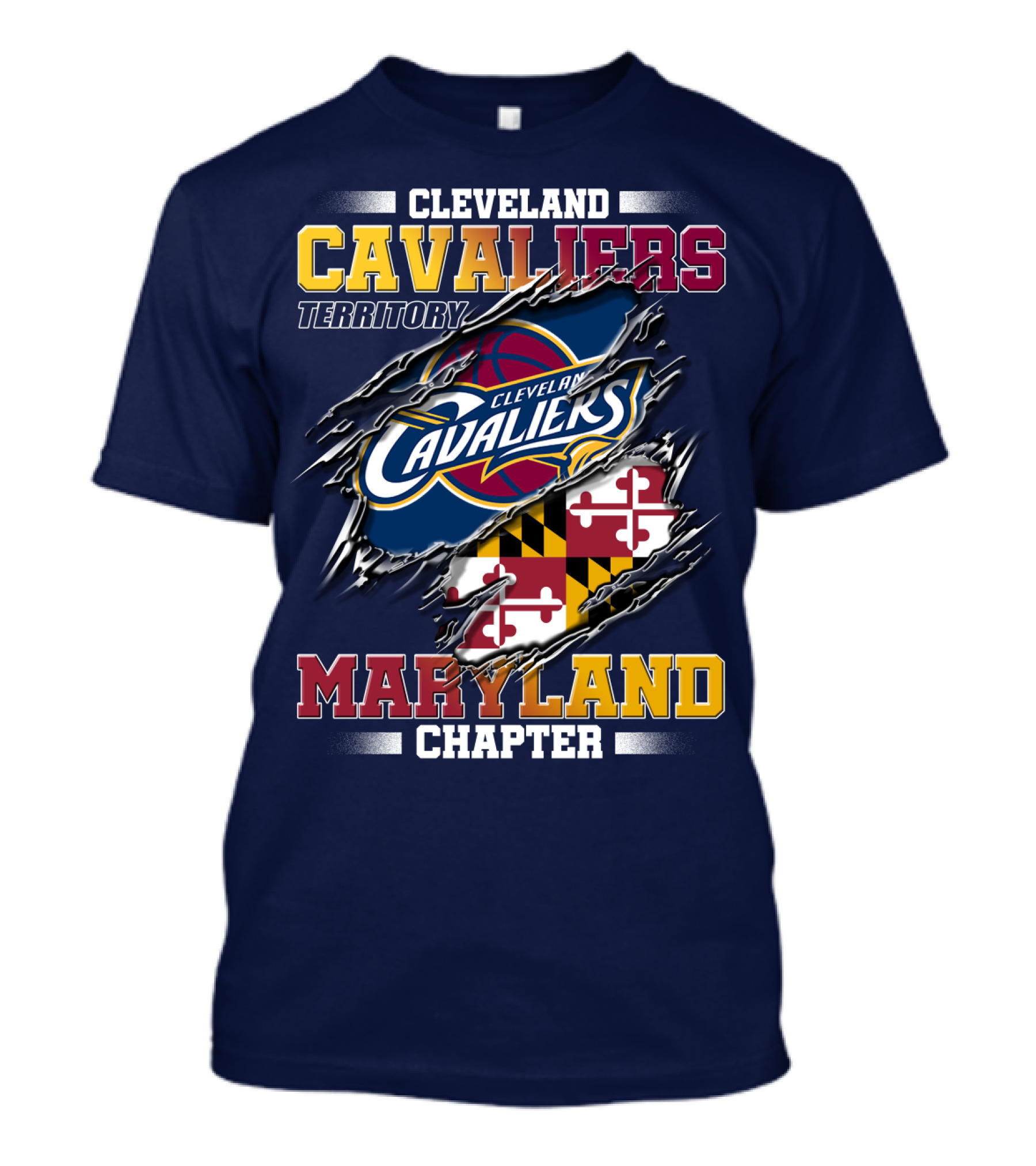 Cleveland Cavaliers Territory Maryland Chapter T-Shirt