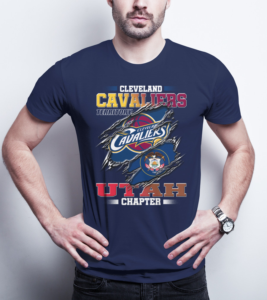 Cleveland Cavaliers Territory Utah Chapter NBA Fans 1896 T-Shirt