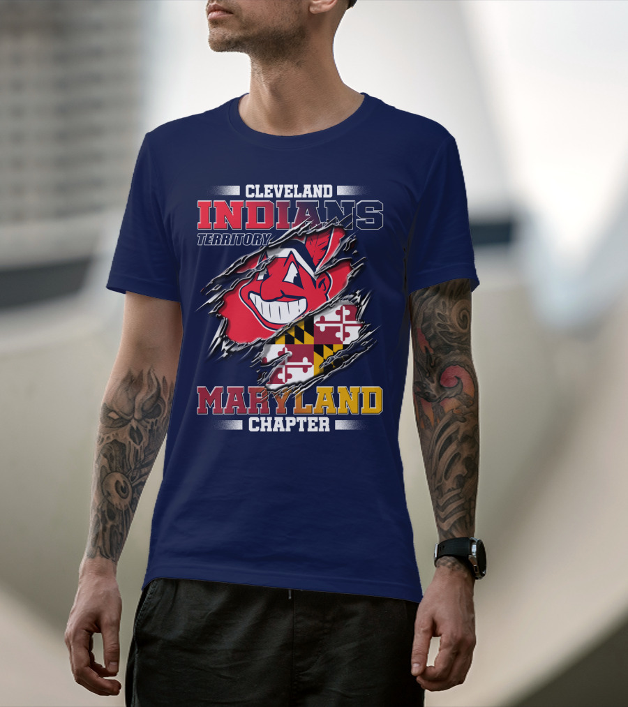 Cleveland Indians Territory Maryland Chapter T-Shirt