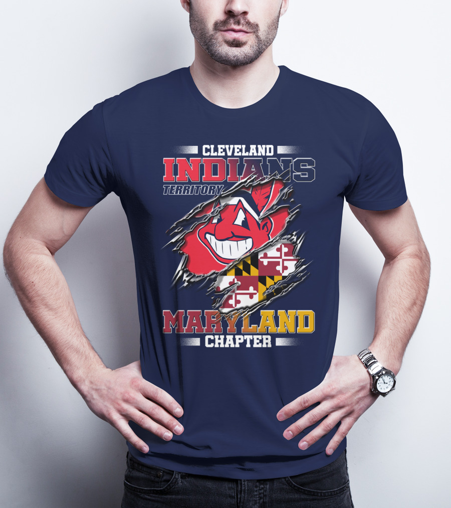 Cleveland Indians Territory Maryland Chapter T-Shirt