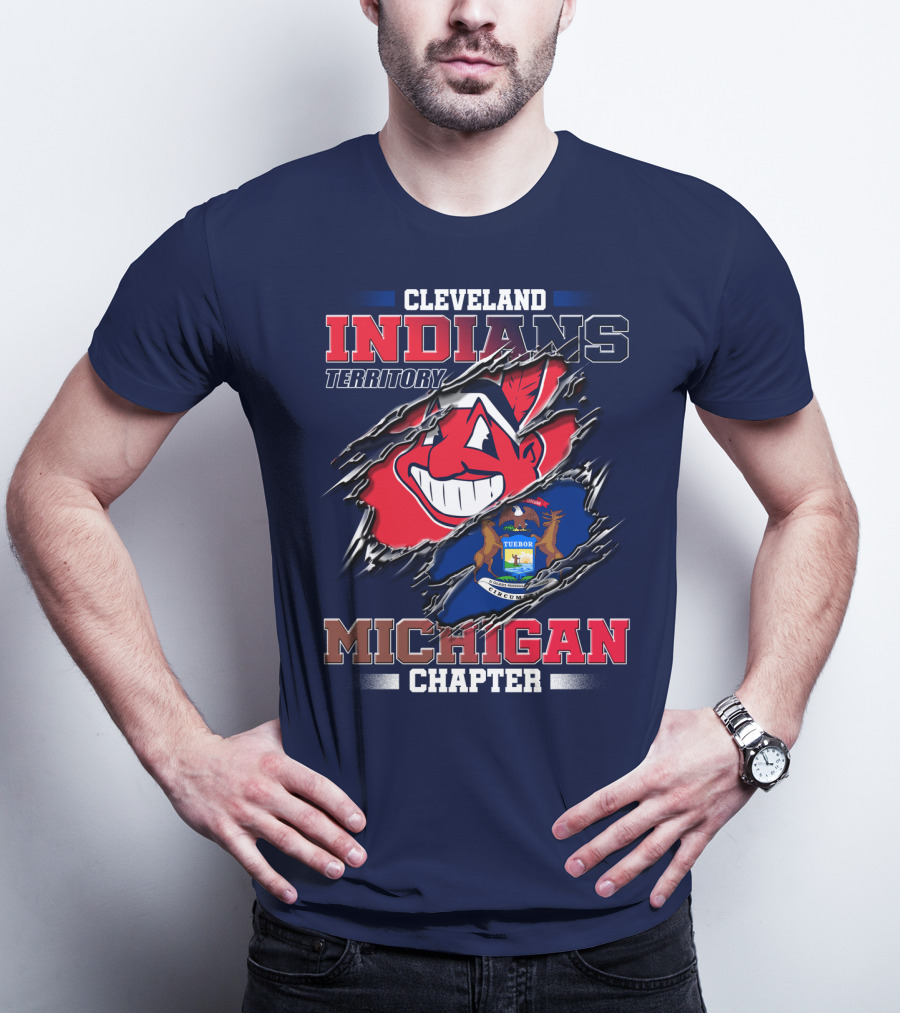 Cleveland Indians Territory Michigan Chapter T-Shirt