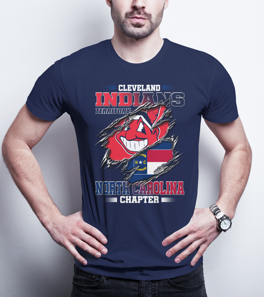 Cleveland Indians Territory North Carolina Chapter T-Shirt