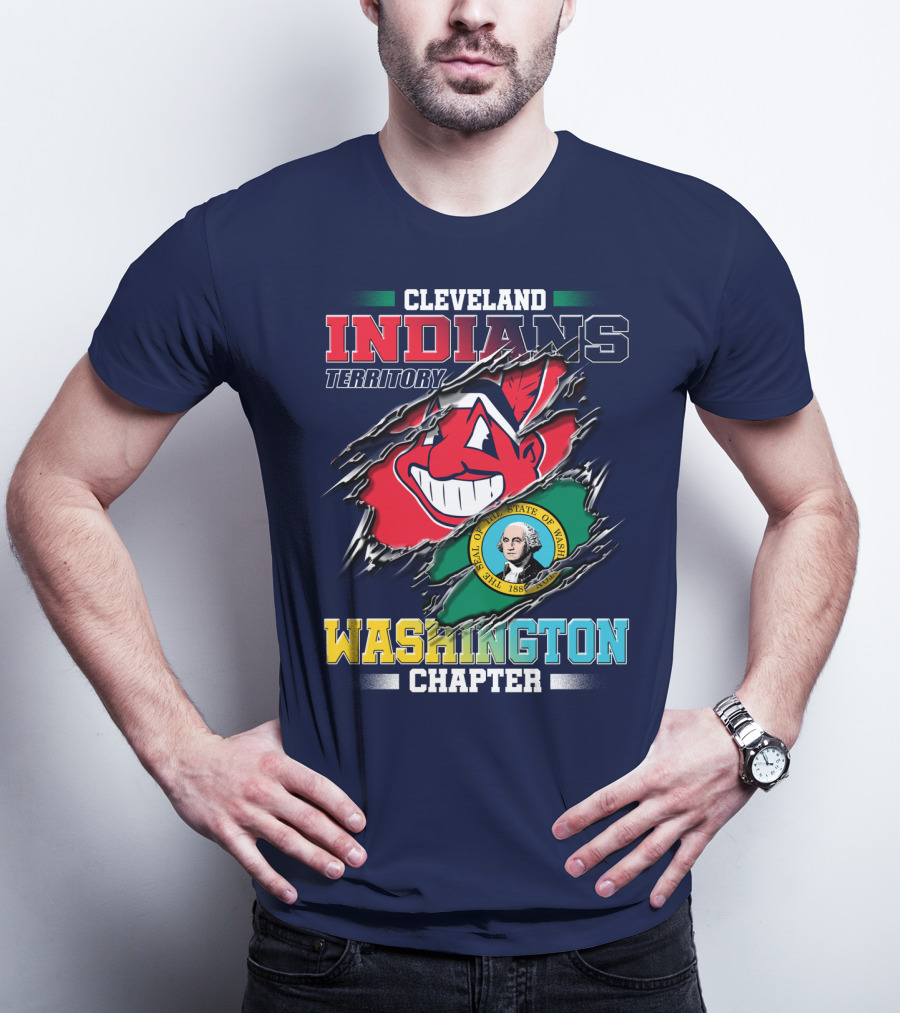 Cleveland Indians Territory Washington Chapter T-Shirt