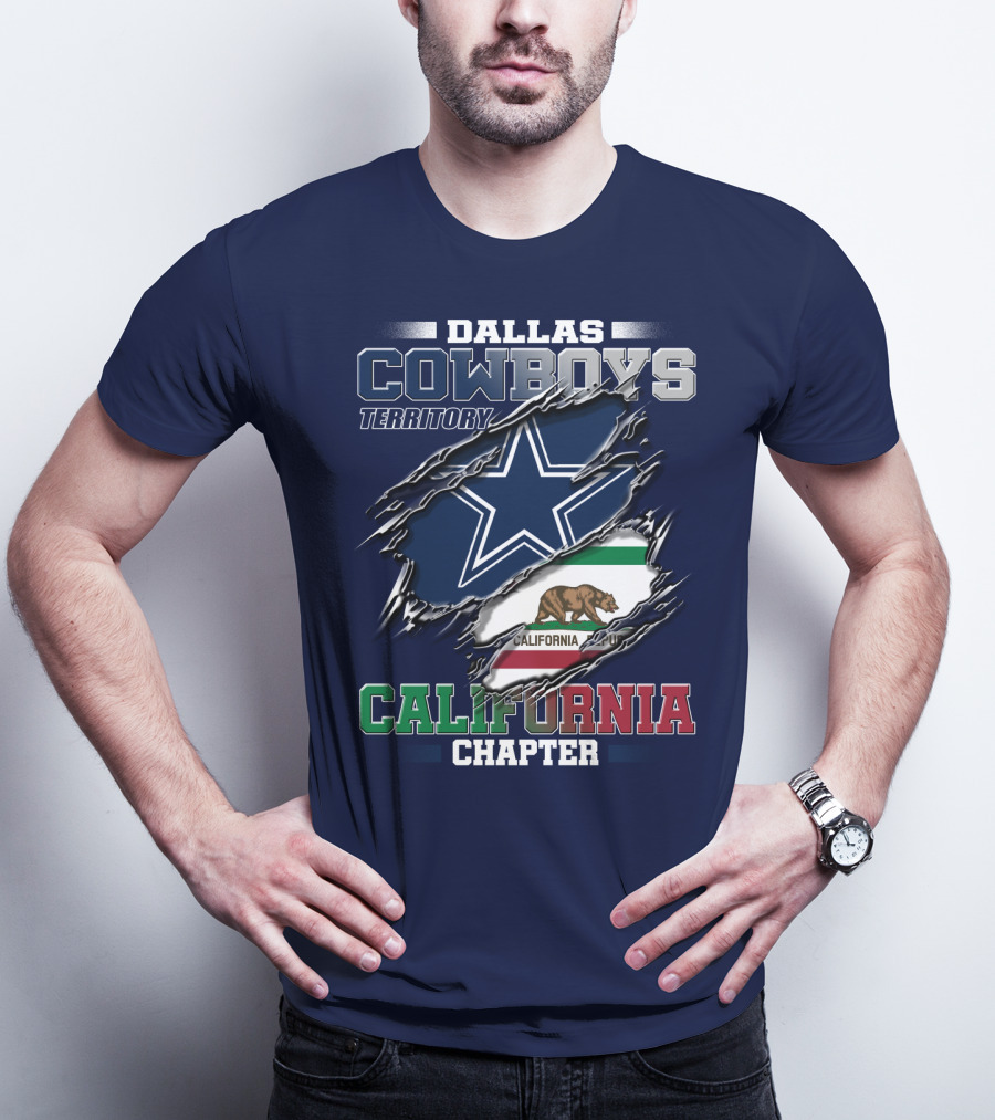 Dallas Cowboys Territory California Chapter T-Shirt