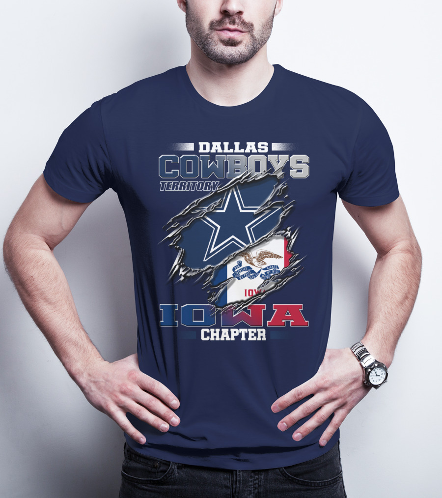 Dallas Cowboys Territory Iowa Chapter T-Shirt