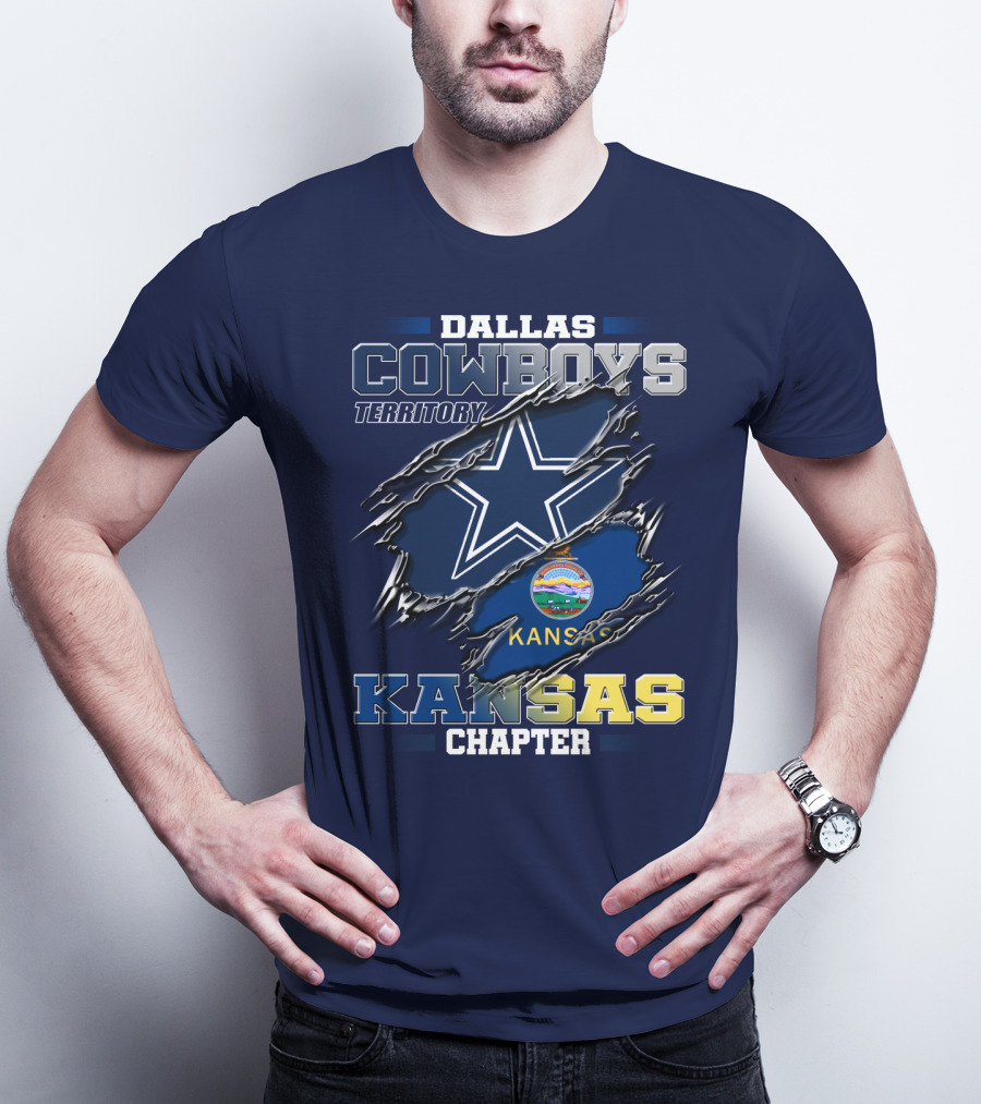 Dallas Cowboys Territory Kansas Chapter T-Shirt
