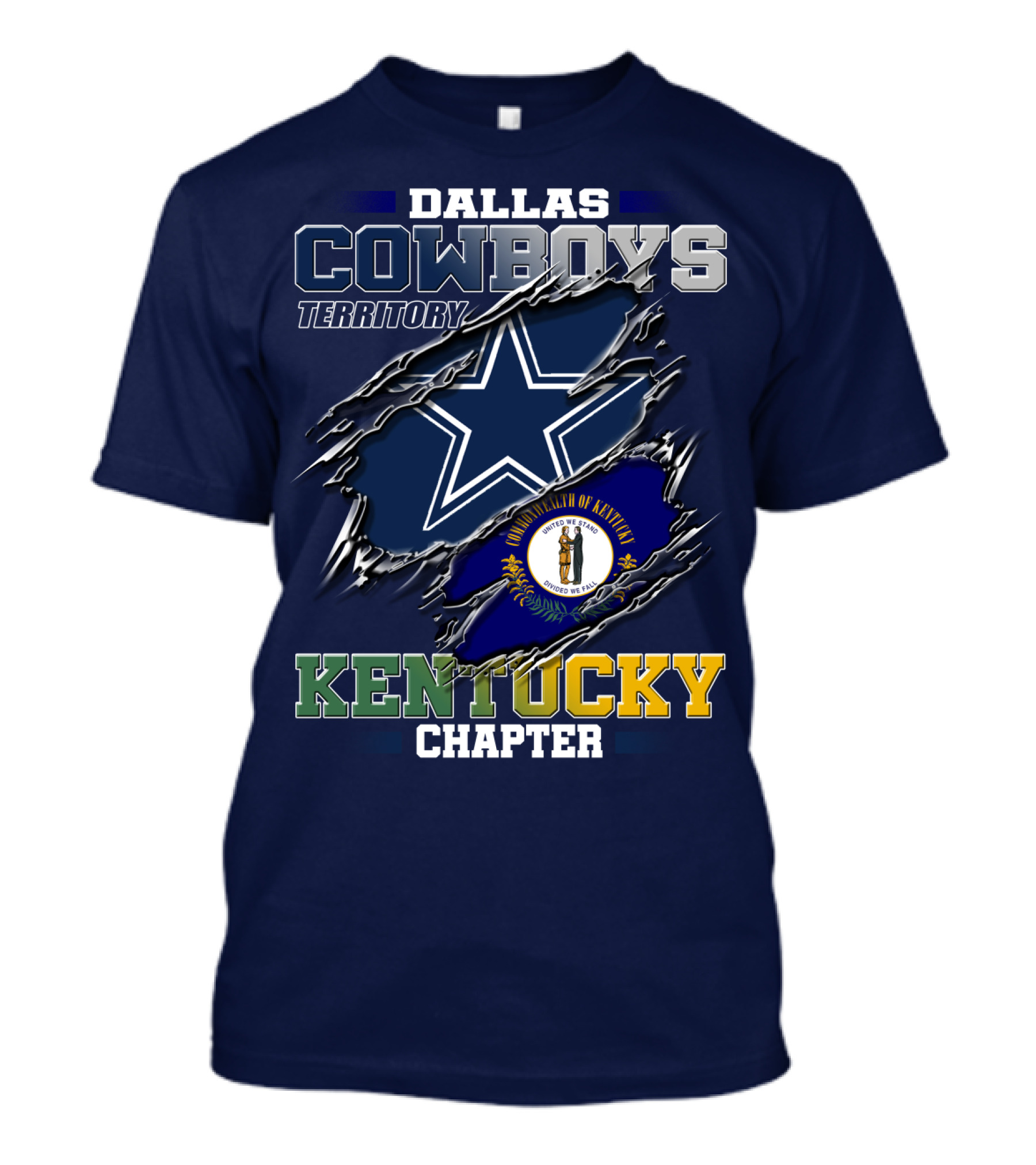 Dallas Cowboys Territory Kentucky Chapter T-Shirt