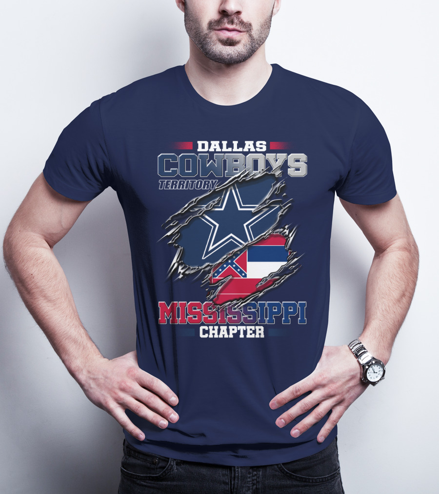 Dallas Cowboys Territory Mississippi Chapter T-Shirt
