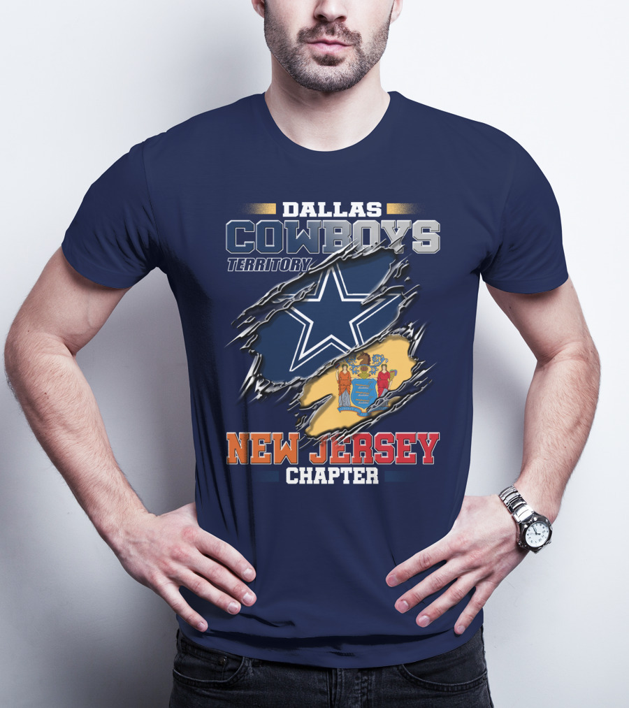 Dallas Cowboys Territory New Jersey Chapter T-Shirt