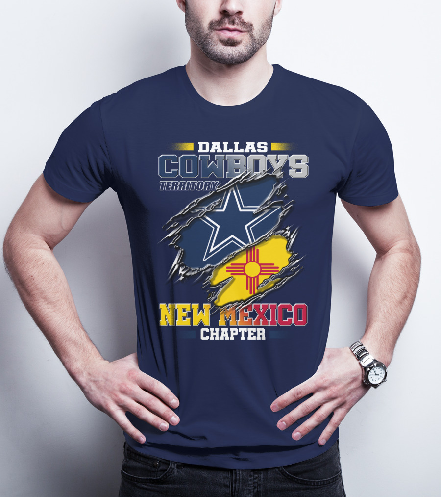 Dallas Cowboys Territory New Mexico Chapter T-Shirt