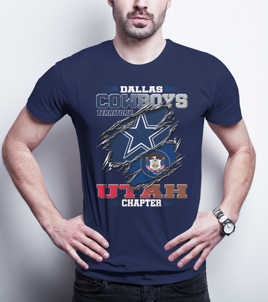 Dallas Cowboys Territory Utah Chapter T-Shirt