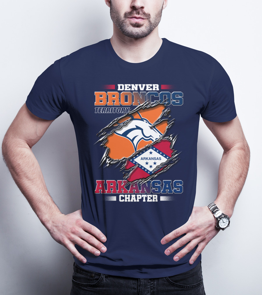 Denver Broncos Territory Arkansas Chapter T-Shirt