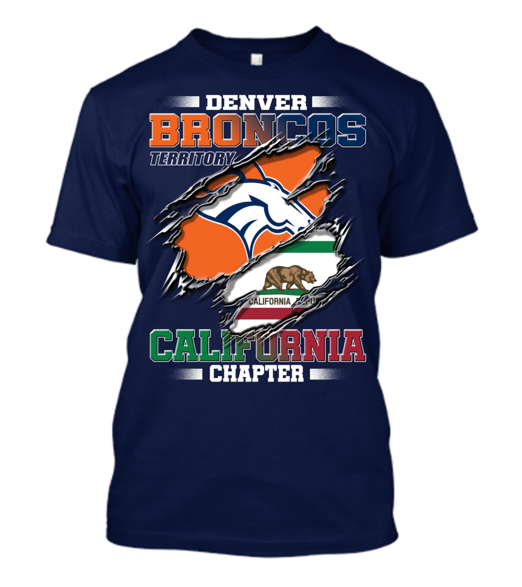 Denver Broncos Territory California Chapter T-Shirt