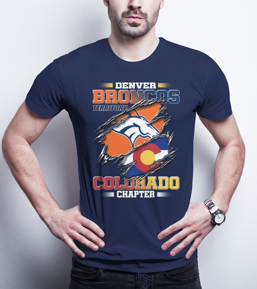 Denver Broncos Territory Colorado Chapter T-Shirt