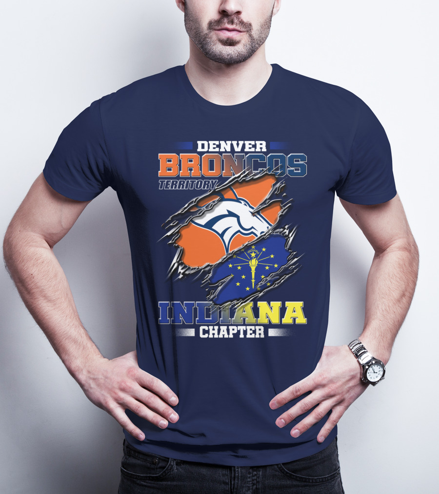 Denver Broncos Territory Indiana Chapter T-Shirt