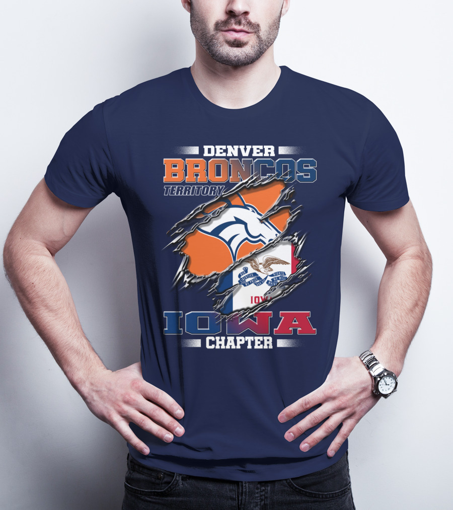 Denver Broncos Territory Iowa Chapter T-Shirt