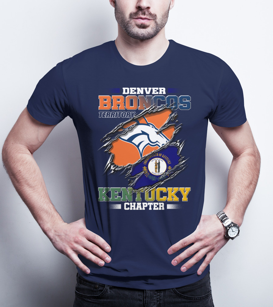 Denver Broncos Territory Kentucky Chapter T-Shirt
