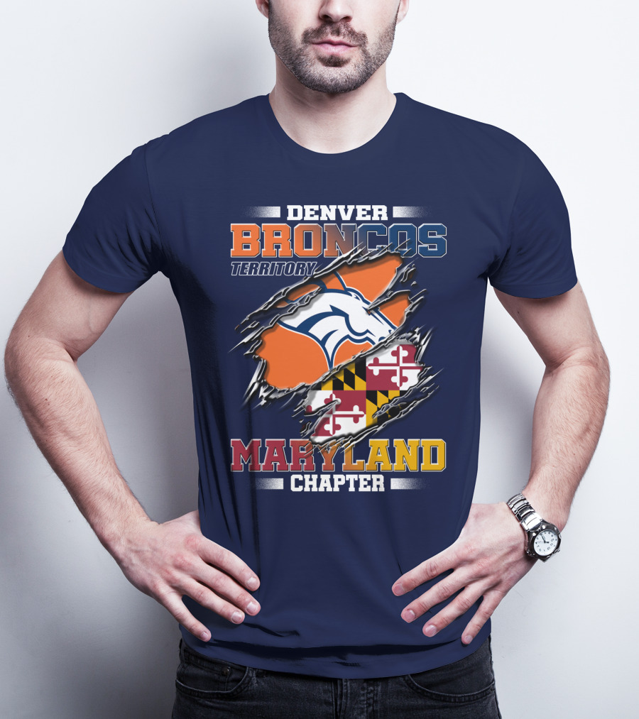 Denver Broncos Territory Maryland Chapter T-Shirt