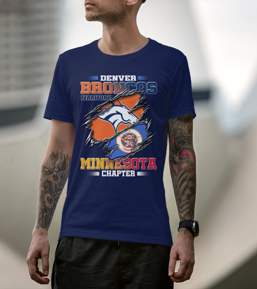 Denver Broncos Territory Minnesota Chapter T-Shirt