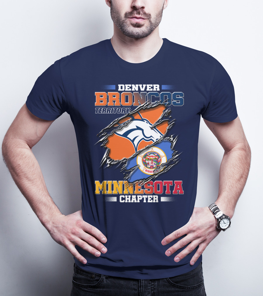 Denver Broncos Territory Minnesota Chapter T-Shirt