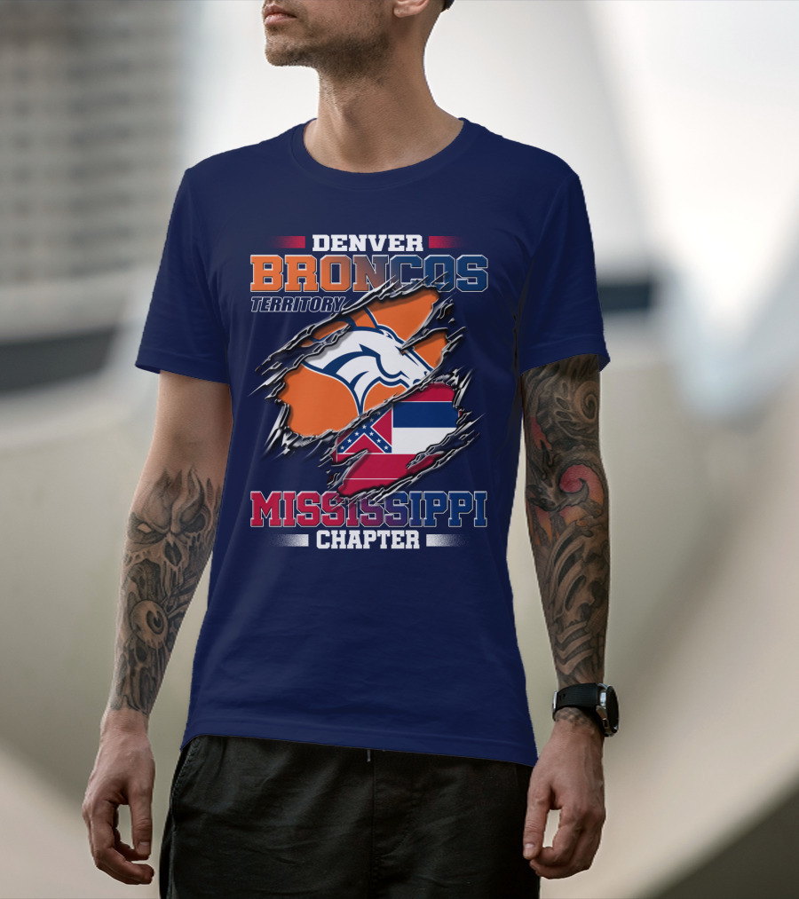 Denver Broncos Territory Mississippi Chapter T-Shirt
