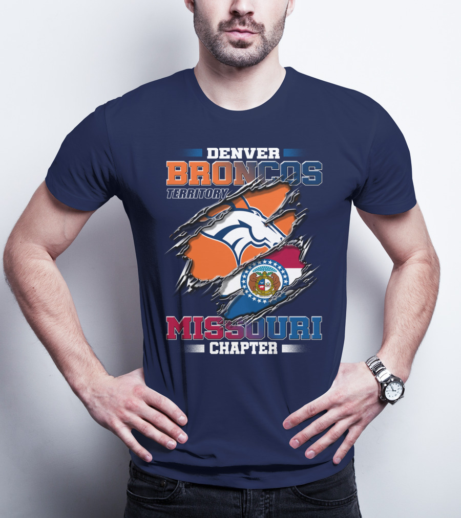 Denver Broncos Territory Missouri Chapter T-Shirt