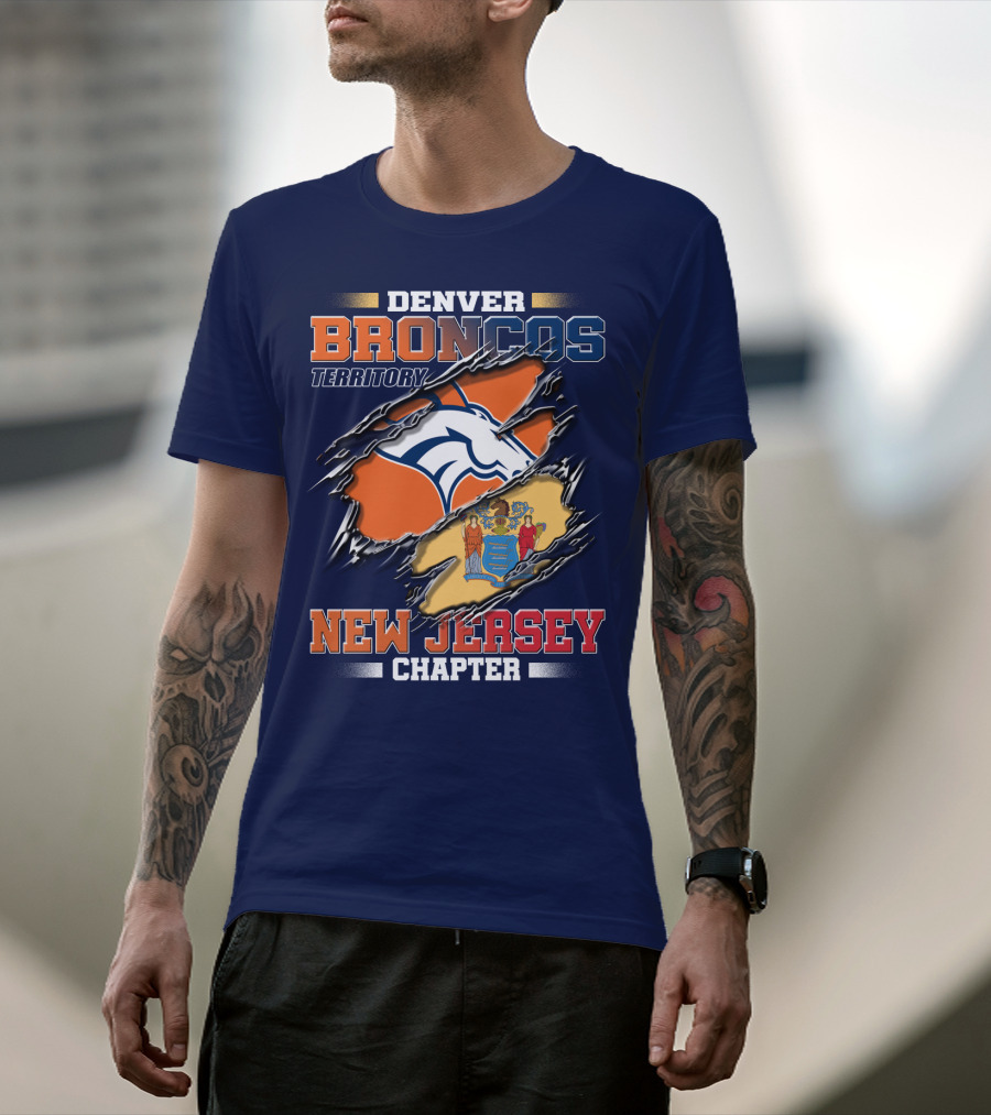 DENVER BRONCOS TERRITORY NEW JERSEY CHAPTER T-Shirt
