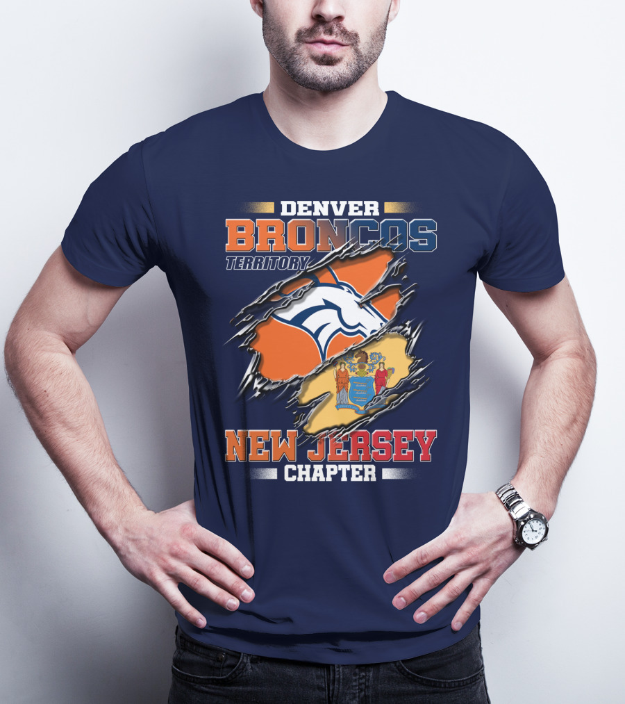 DENVER BRONCOS TERRITORY NEW JERSEY CHAPTER T-Shirt