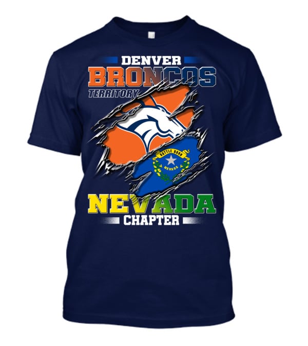 Denver Broncos Territory Nevada Chapter Battle Born T-Shirt