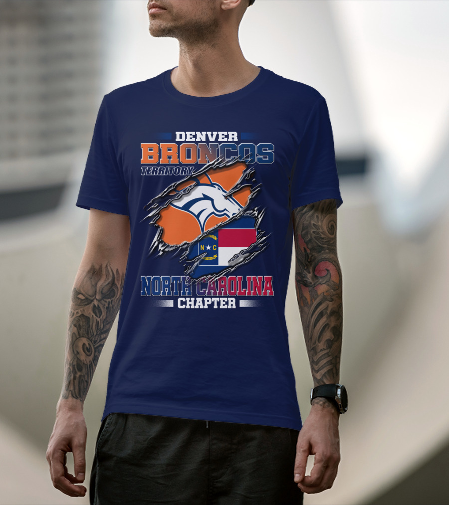 DENVER BRONCOS TERRITORY NORTH CAROLINA CHAPTER T-Shirt