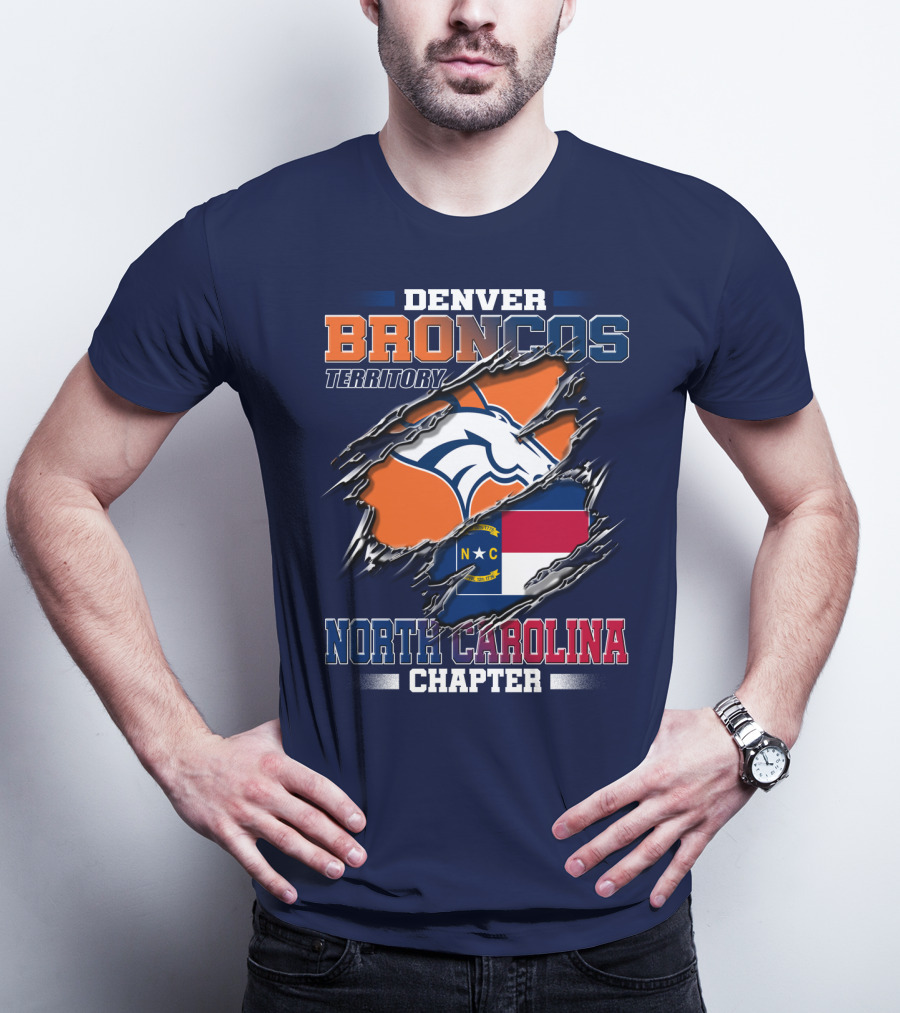 DENVER BRONCOS TERRITORY NORTH CAROLINA CHAPTER T-Shirt