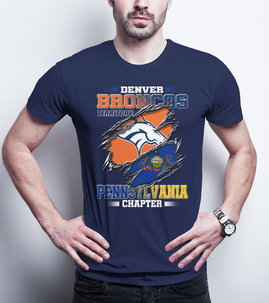 Denver Broncos Territory Pennsylvania Chapter T-Shirt