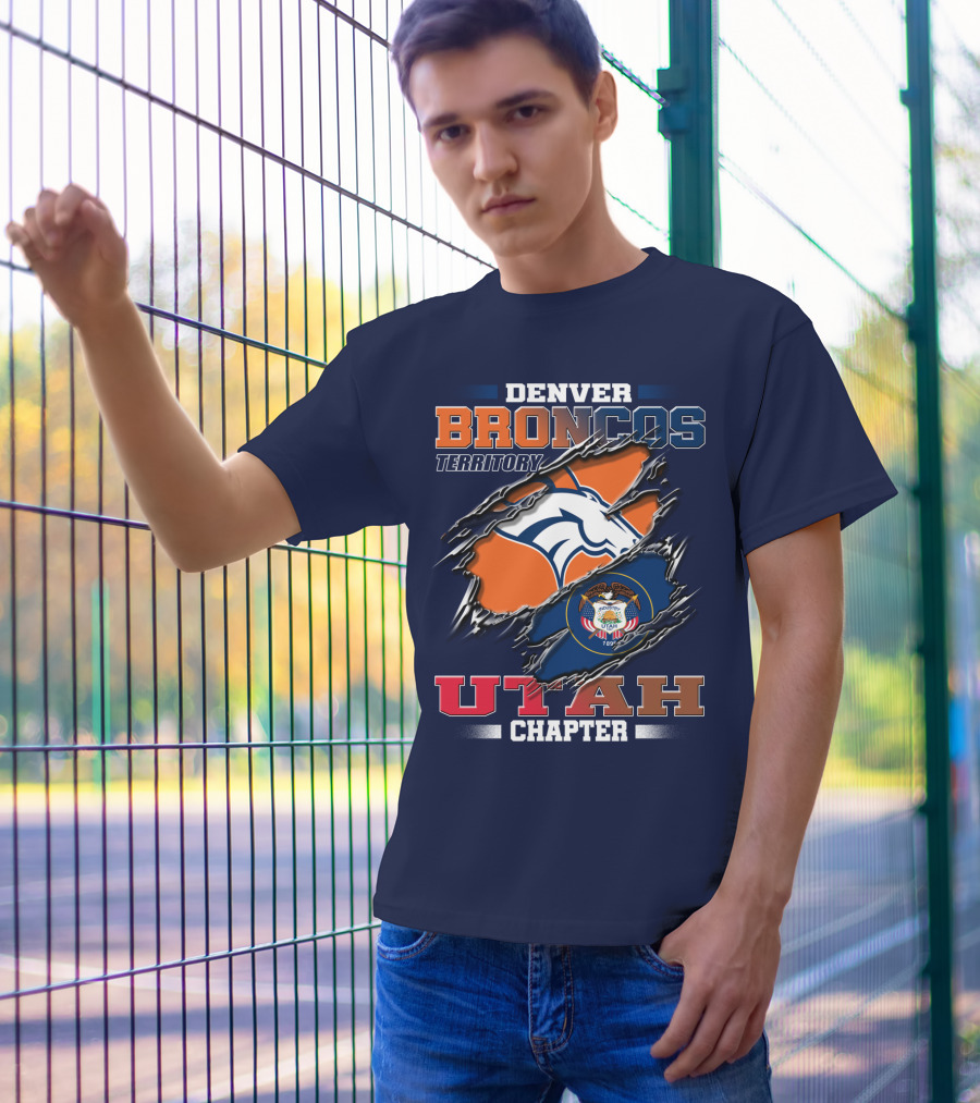 Denver Broncos Territory Utah Chapter T-Shirt