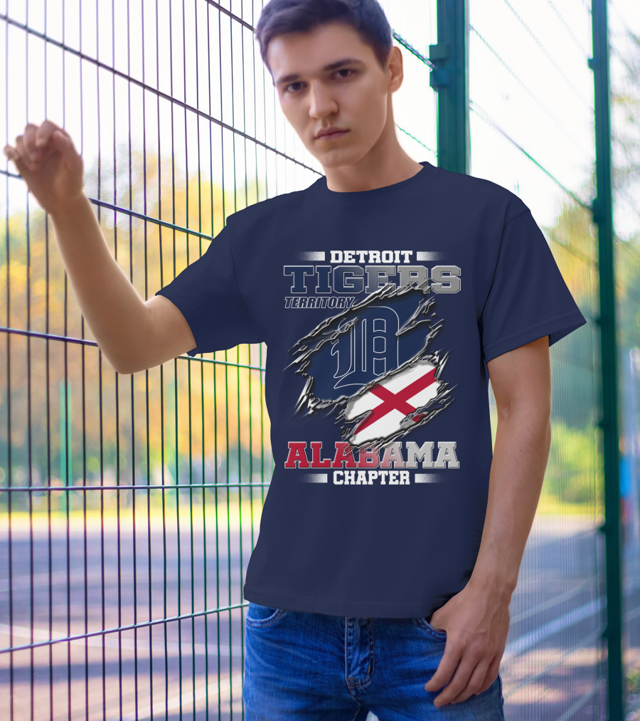 Detroit Tigers Territory Alabama Chapter T-Shirt