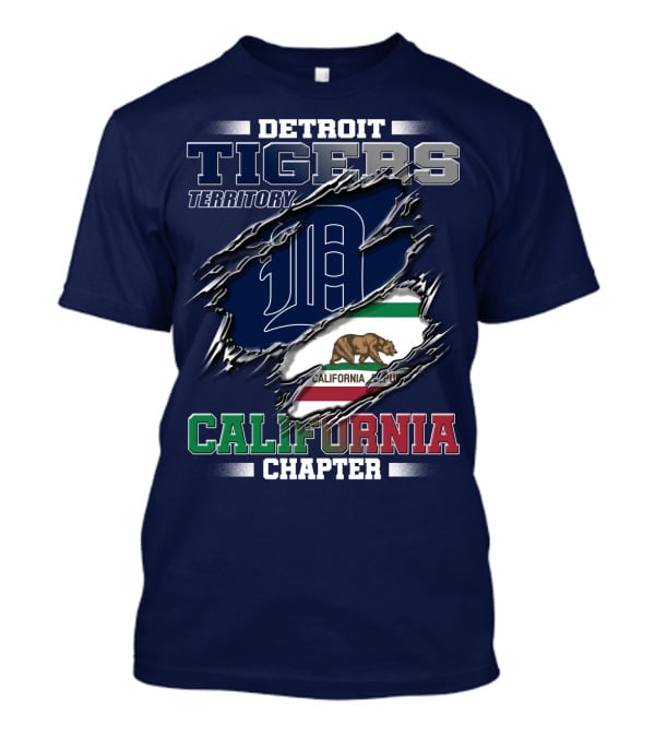 Detroit Tigers Territory California Chapter T-Shirt