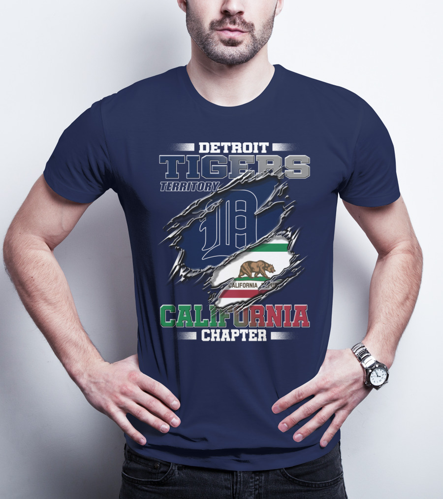 Detroit Tigers Territory California Chapter T-Shirt