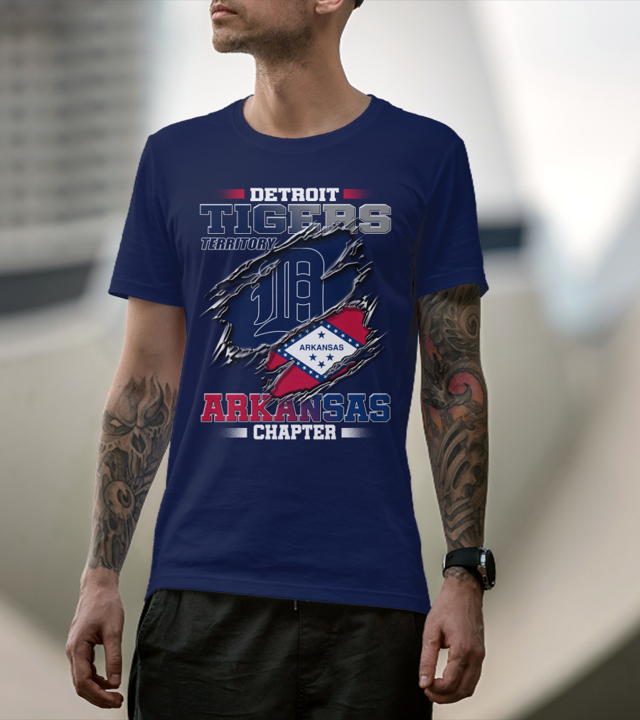 Detroit Tigers Territory Arkansas Chapter T-Shirt