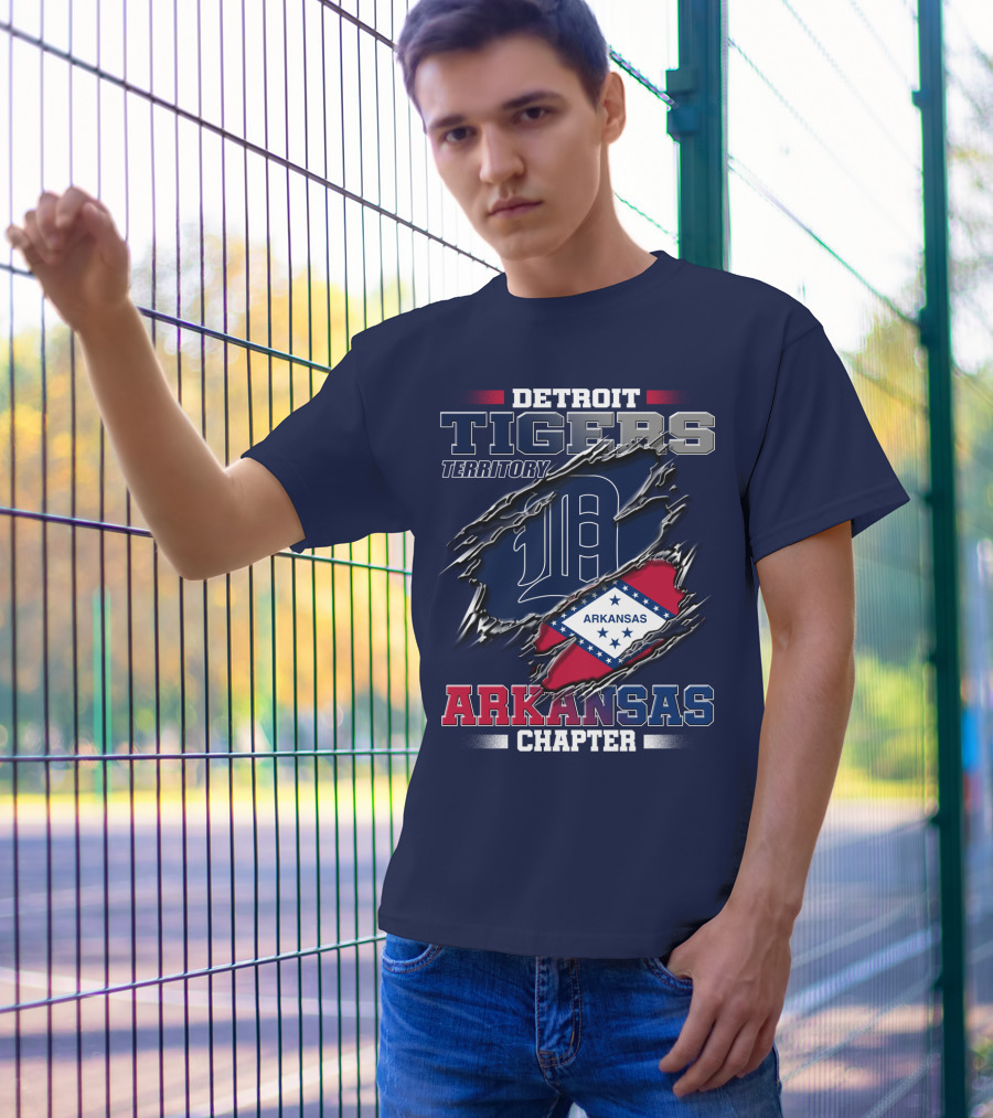 Detroit Tigers Territory Arkansas Chapter T-Shirt