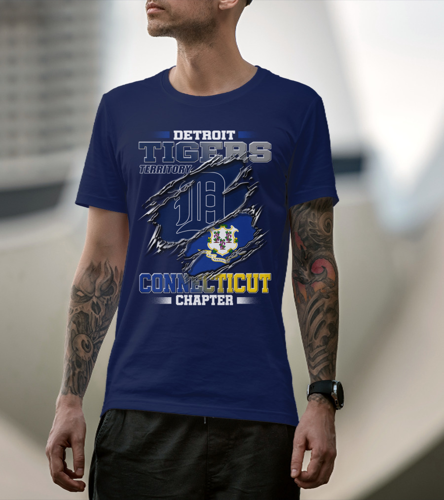 Detroit Tigers Territory Connecticut Chapter T-Shirt