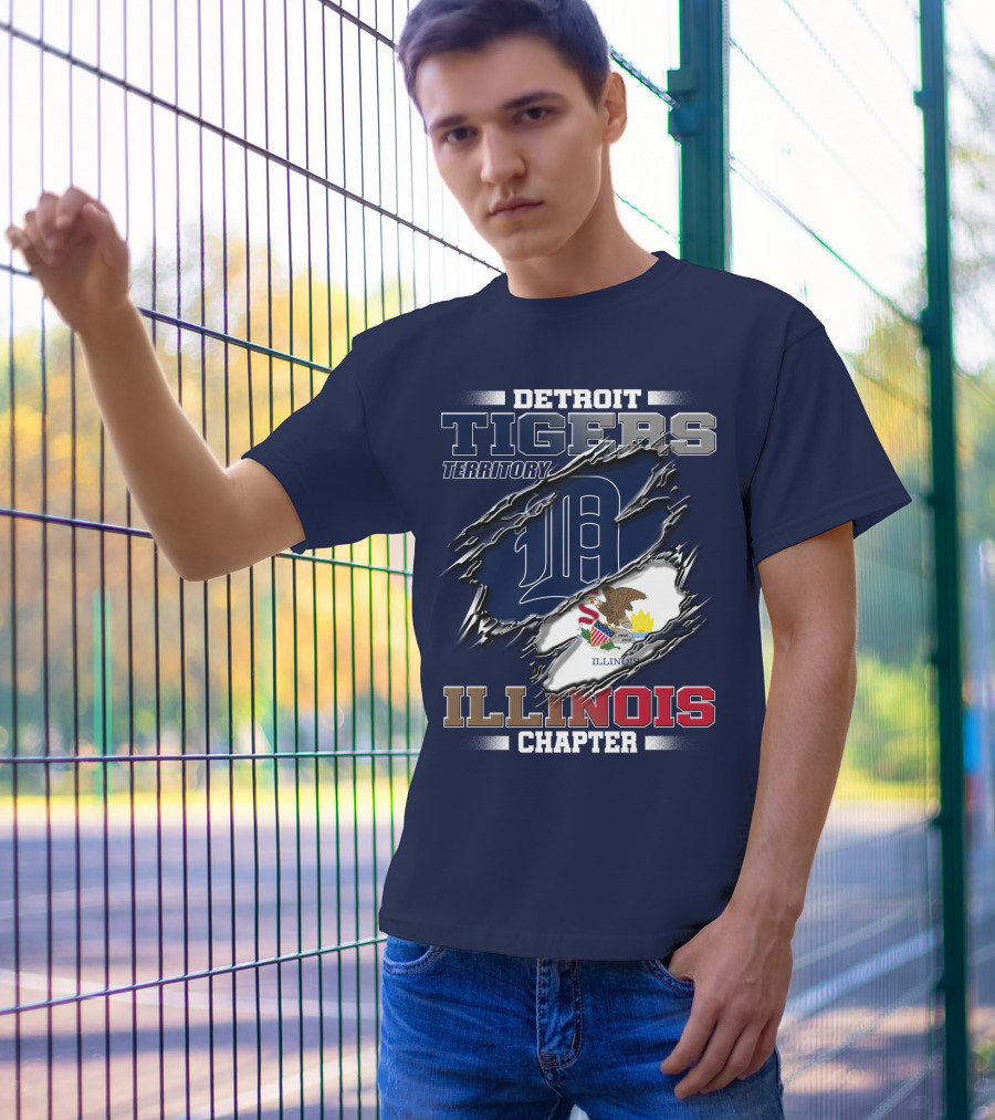DETROIT TIGERS TERRITORY ILLINOIS CHAPTER T-Shirt