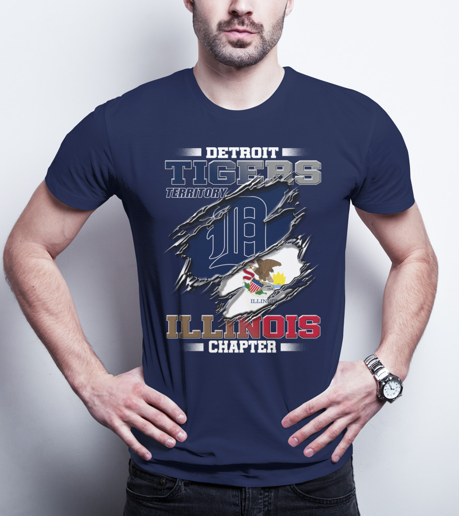 DETROIT TIGERS TERRITORY ILLINOIS CHAPTER T-Shirt
