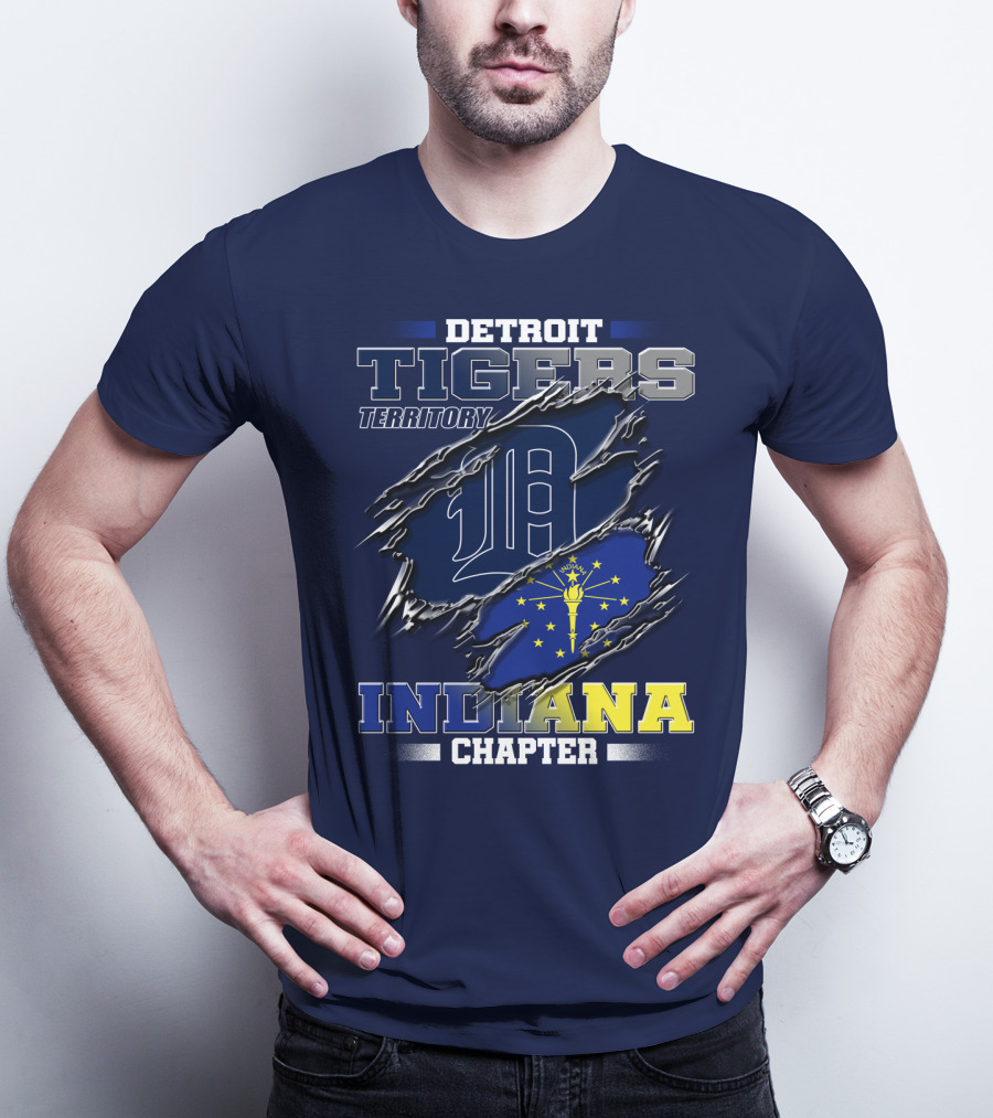 Detroit Tigers Territory Indiana Chapter T-Shirt