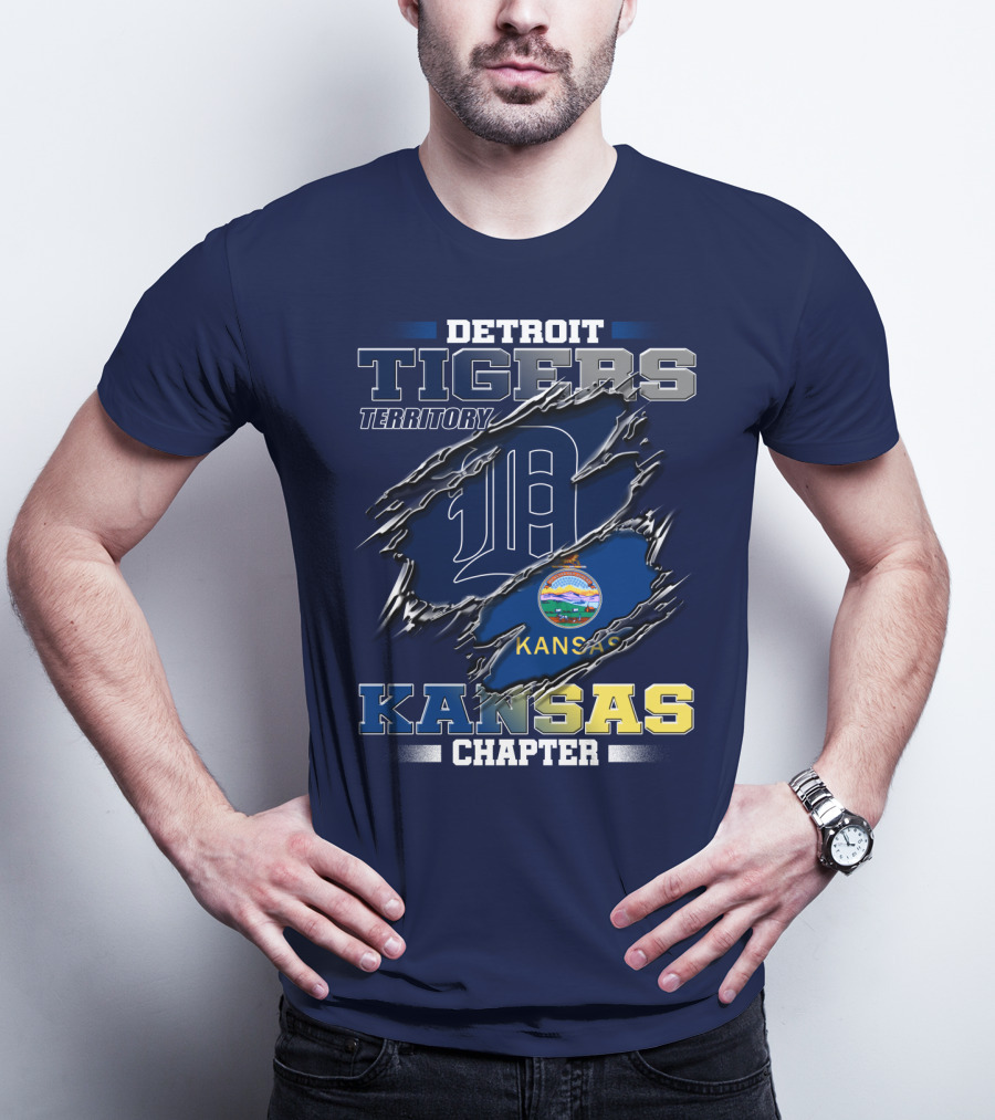 Detroit Tigers Territory Kansas Chapter T-Shirt