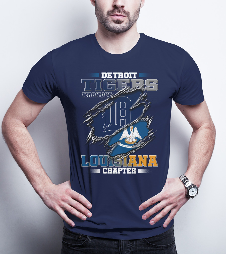DETROIT TIGERS TERRITORY LOUISIANA CHAPTER T-Shirt