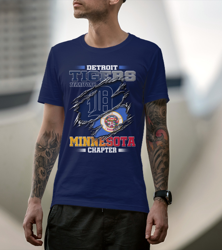Detroit Tigers Territory Minnesota Chapter T-Shirt